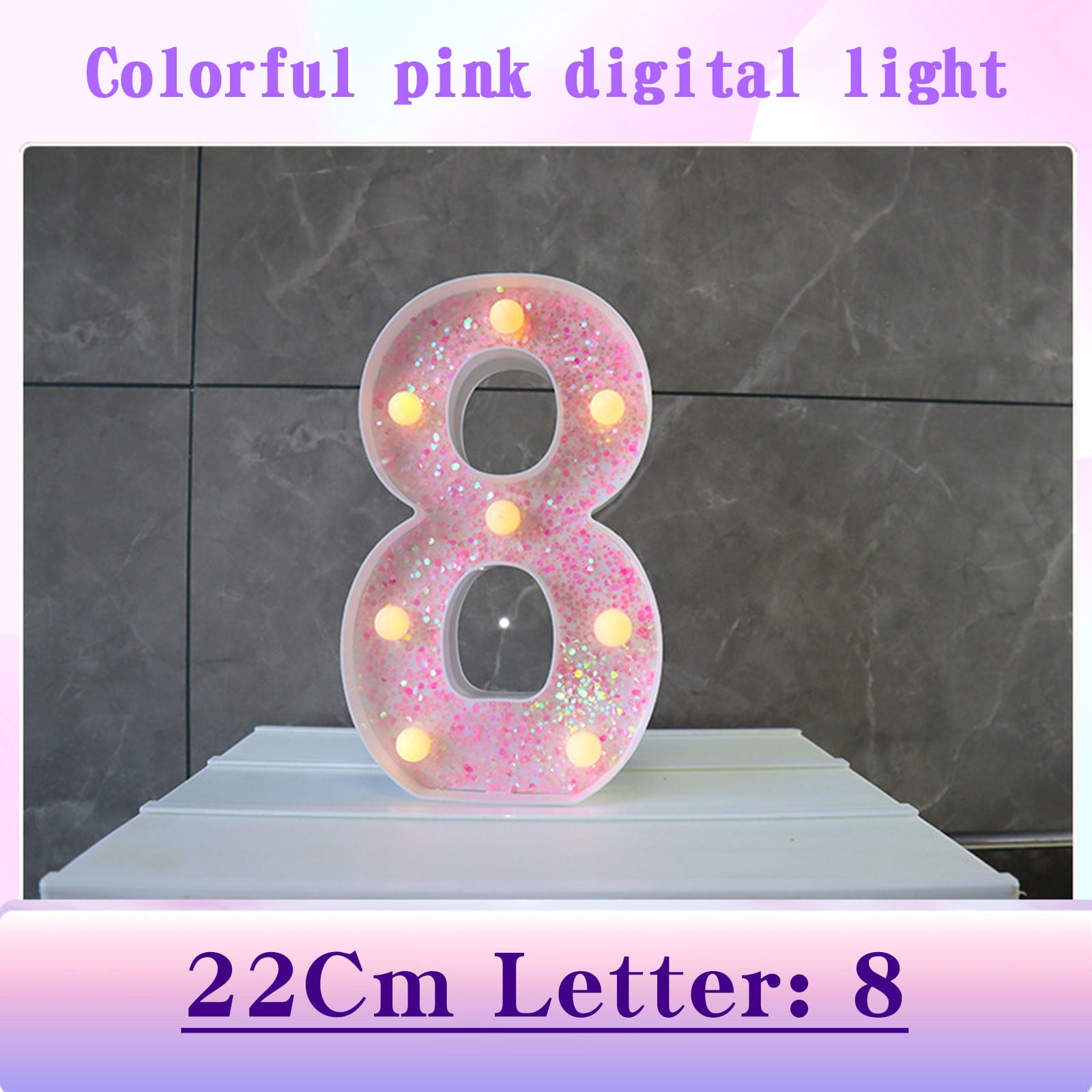 BeforeyaynColorful LED Letter Light Proposal Statement Decoration ...