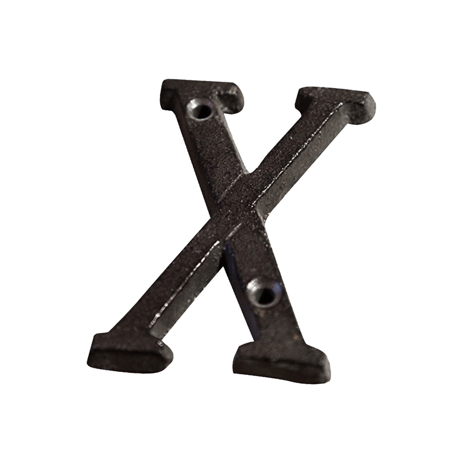 BeforeyaynCreative Alloy Wrought Iron Number Letter Creative DIY House ...