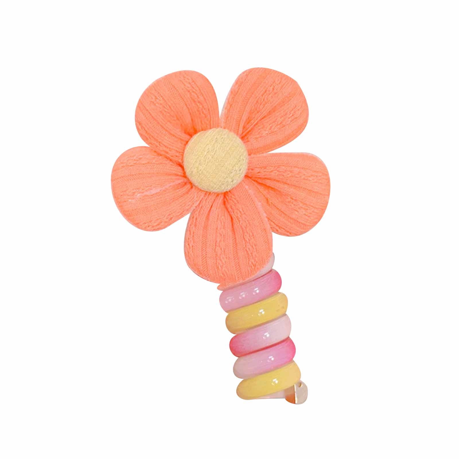 BeforeyaynFlower Hair Ring Head Rope Girl Cute Rubber Band Hair Rope ...