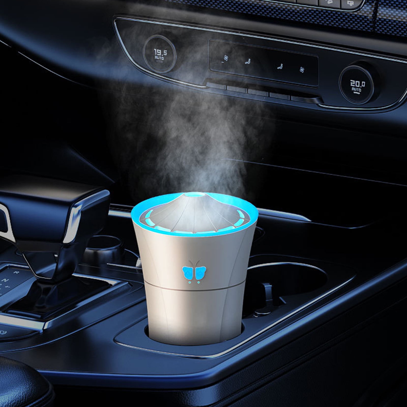 Beforeyayn New Small Portable Phantom Colorful Humidifier Cup Car ...