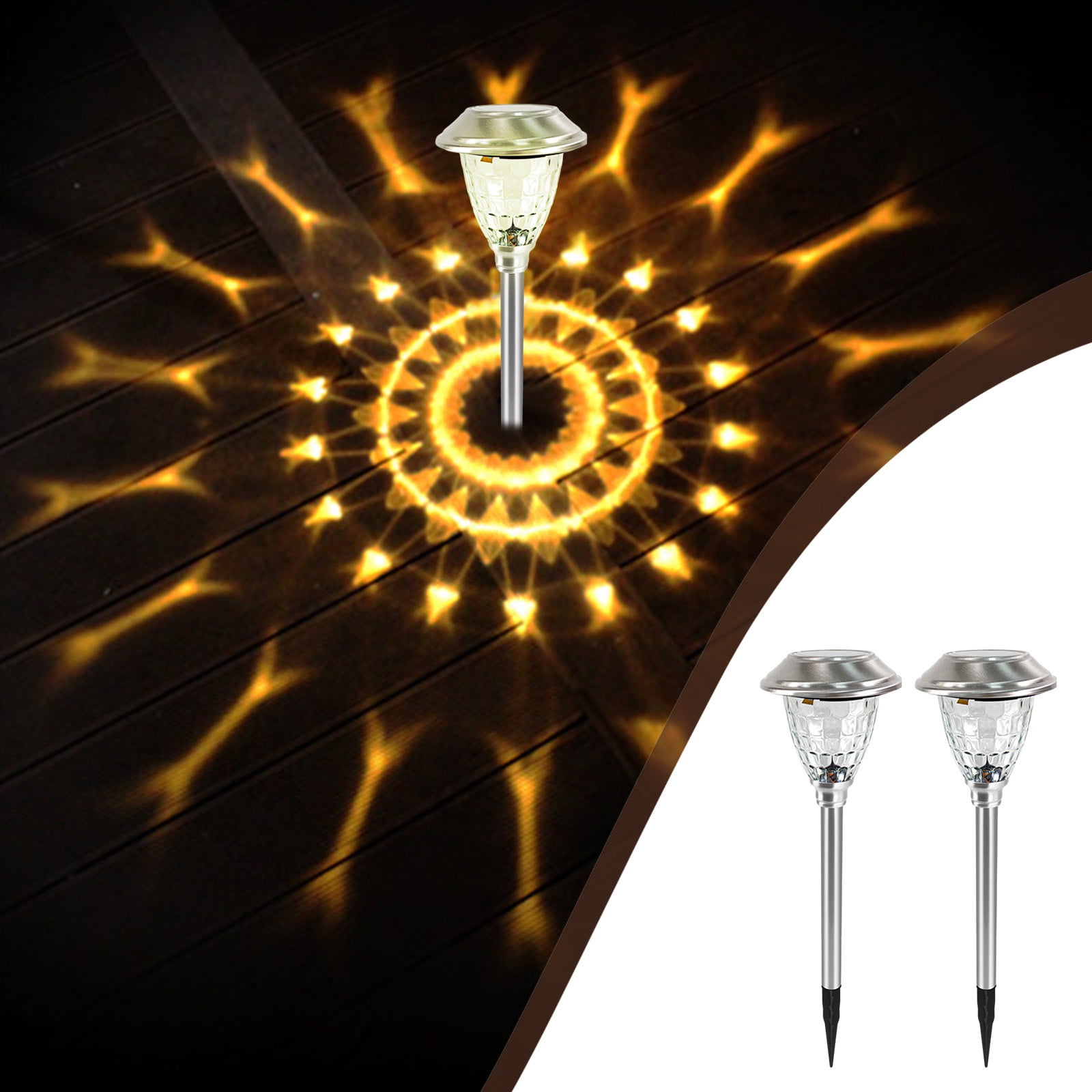 BeforeyaynOutdoor Solar Lights, Waterproof Land-scape Spotlights ...