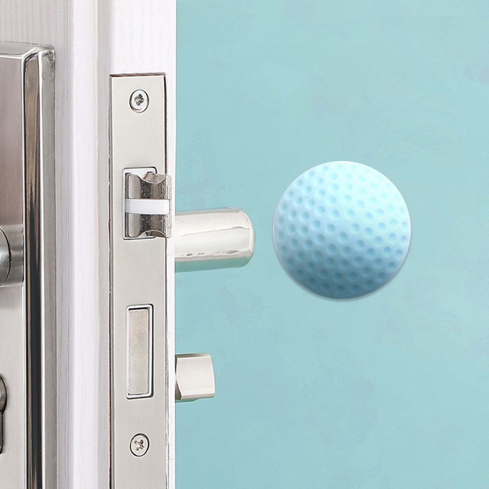 Beforeyayn Rubber Silent Door Rear Collision Pad Wall Collision Ball Thickened Door Handle Pad ...