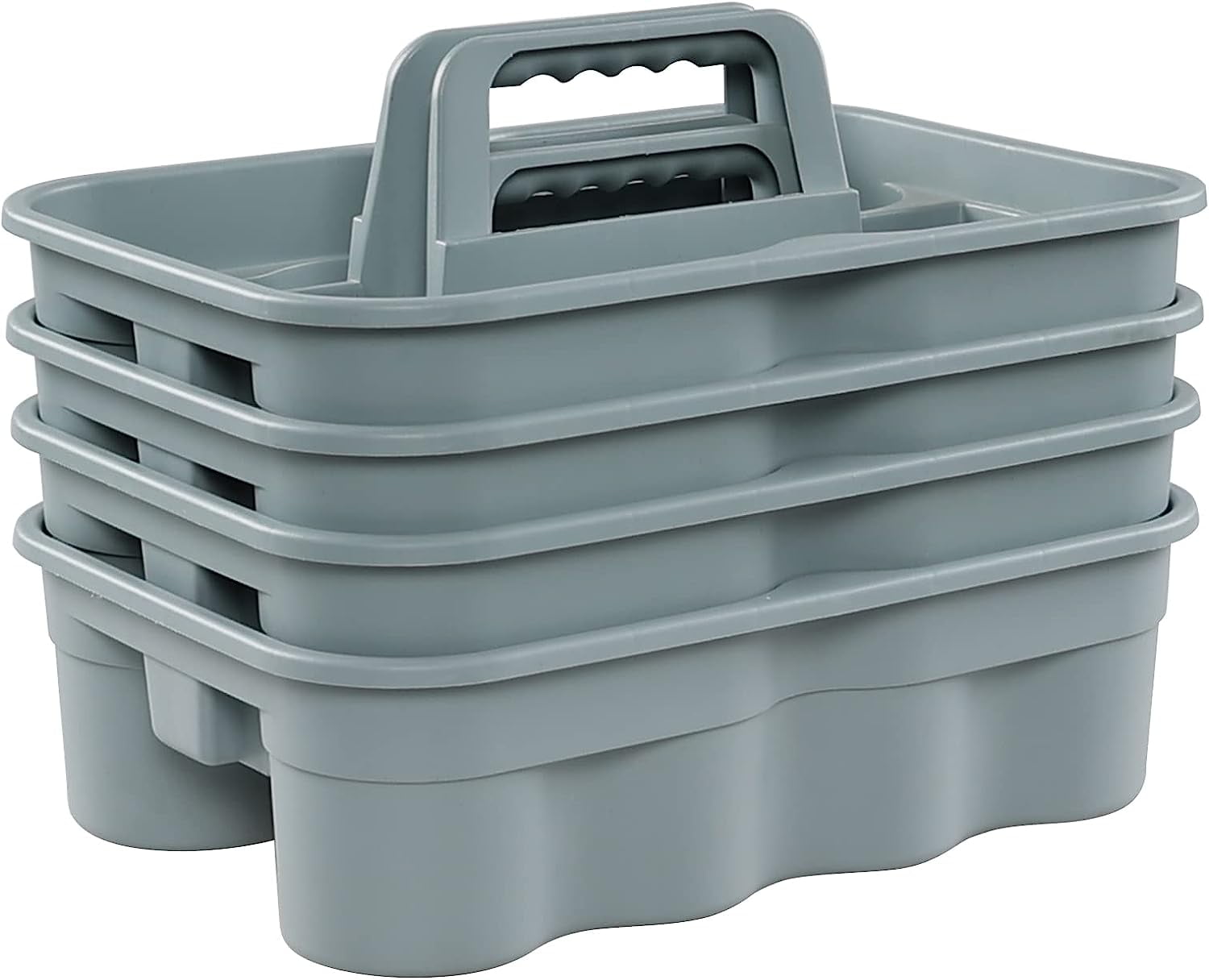 Begale 4-Pack Commercial Products Deluxe Carry Caddy for Cleaning ...