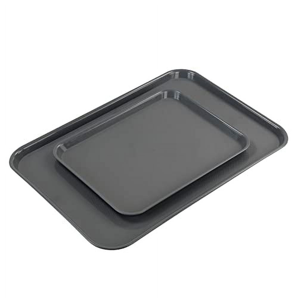 Begale 4-Pack Multi-Purpose Plastic Large Tray, Gray Boot Trays, 25.39 ...