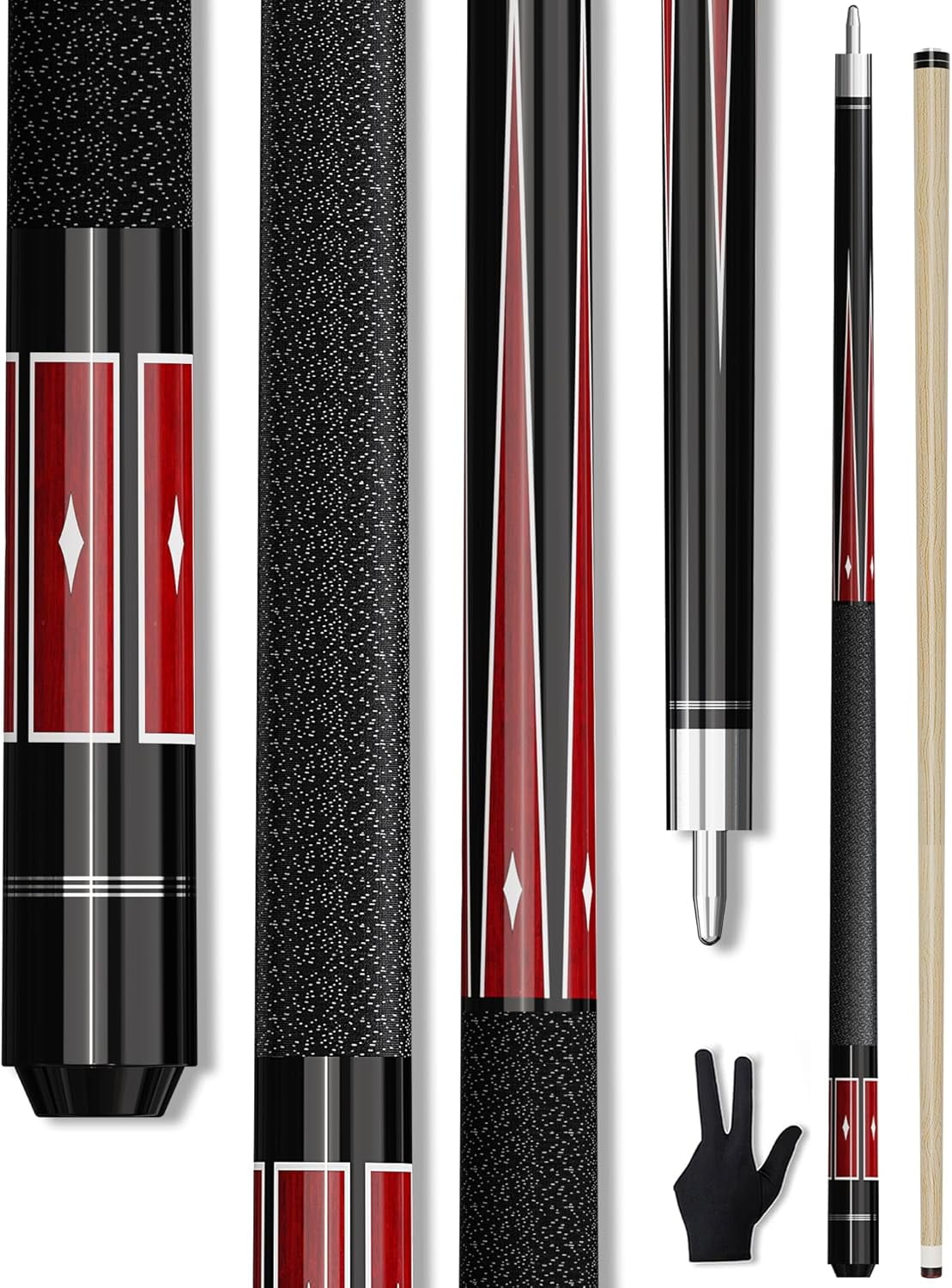 Begcel 19oz Billiard Cue Pool Sticks, 58 Inch Professional Canadian ...