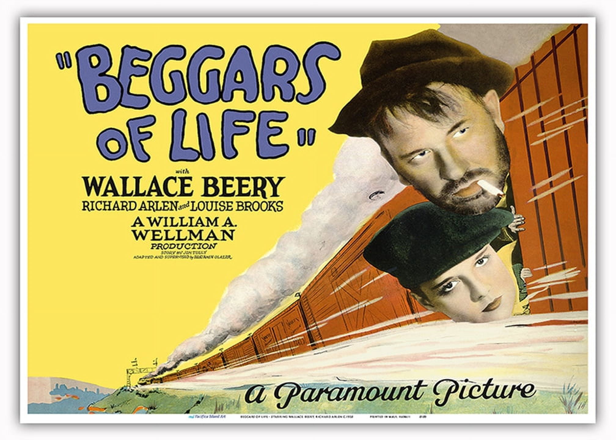 Beggars of Life - Starring Wallace Beery Richard Arlen - Directed by ...