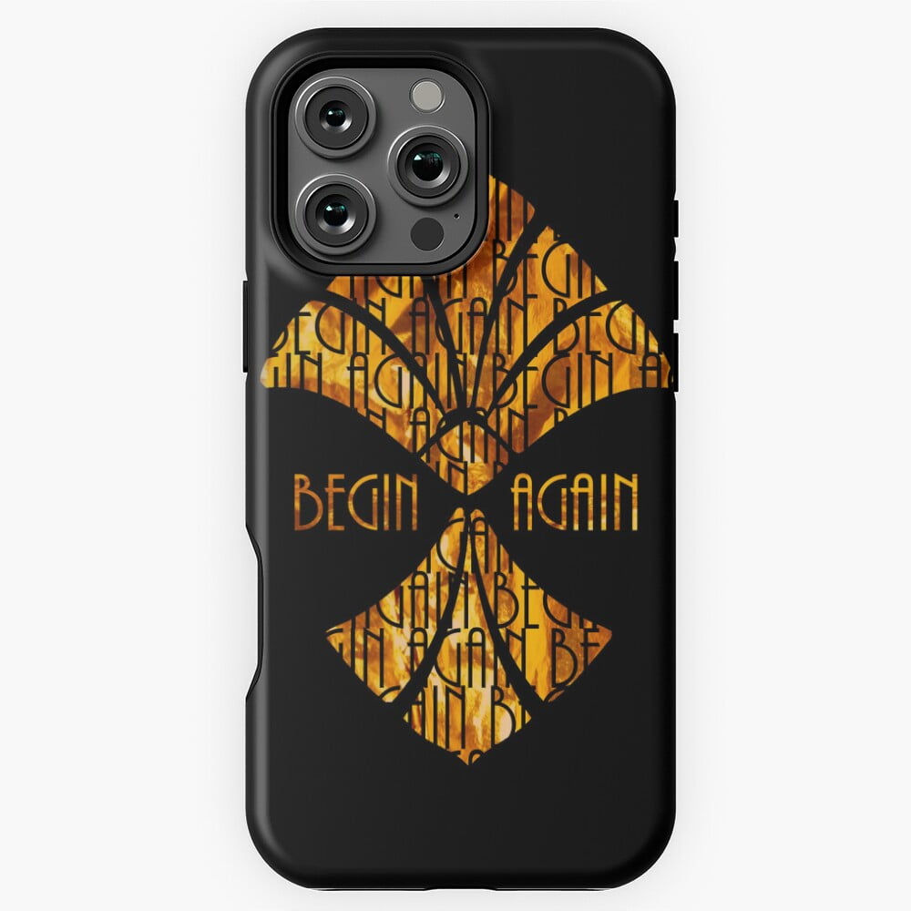 Begin Again Motivational Quote Phone Case Compatible with iPhone 11-17 ...