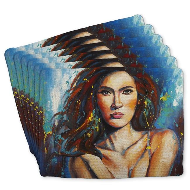 Begin Home Decor 14 x 18 in. Closer Braided Polyester Placemat ...