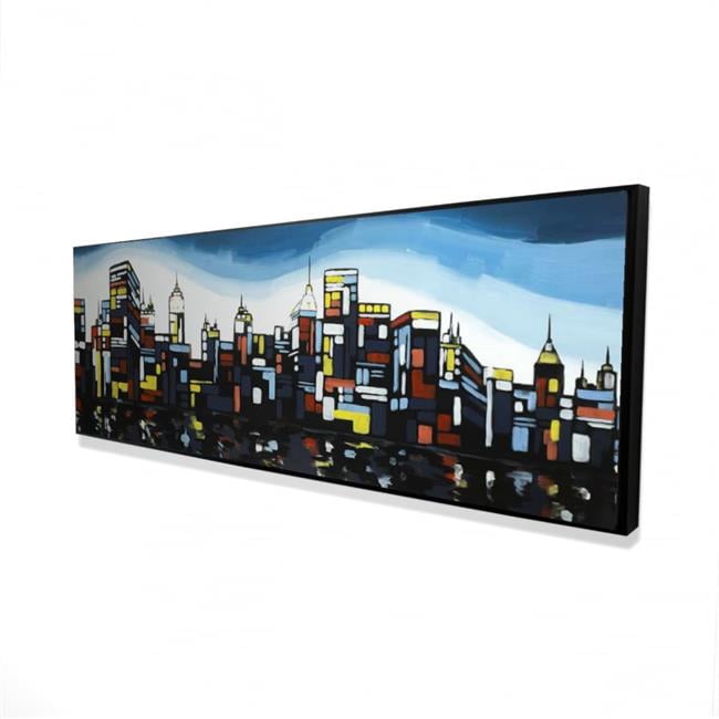 Begin Home Decor 2081-2060-CI332 20 x 60 in. Colorful City - Office ...