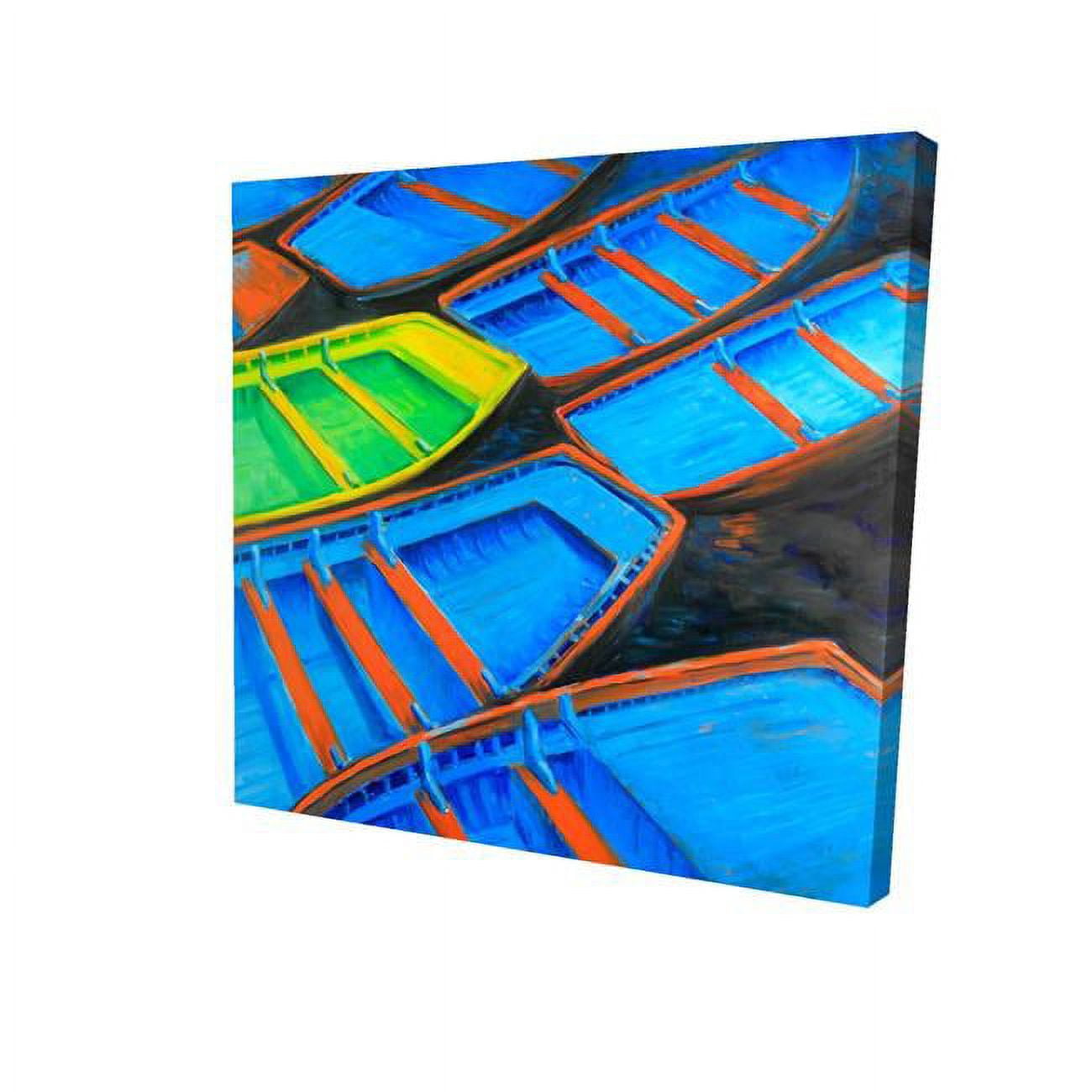 Begin Home Decor 2080-1616-CO69 16 x 16 in. Small Canoes-Print on ...