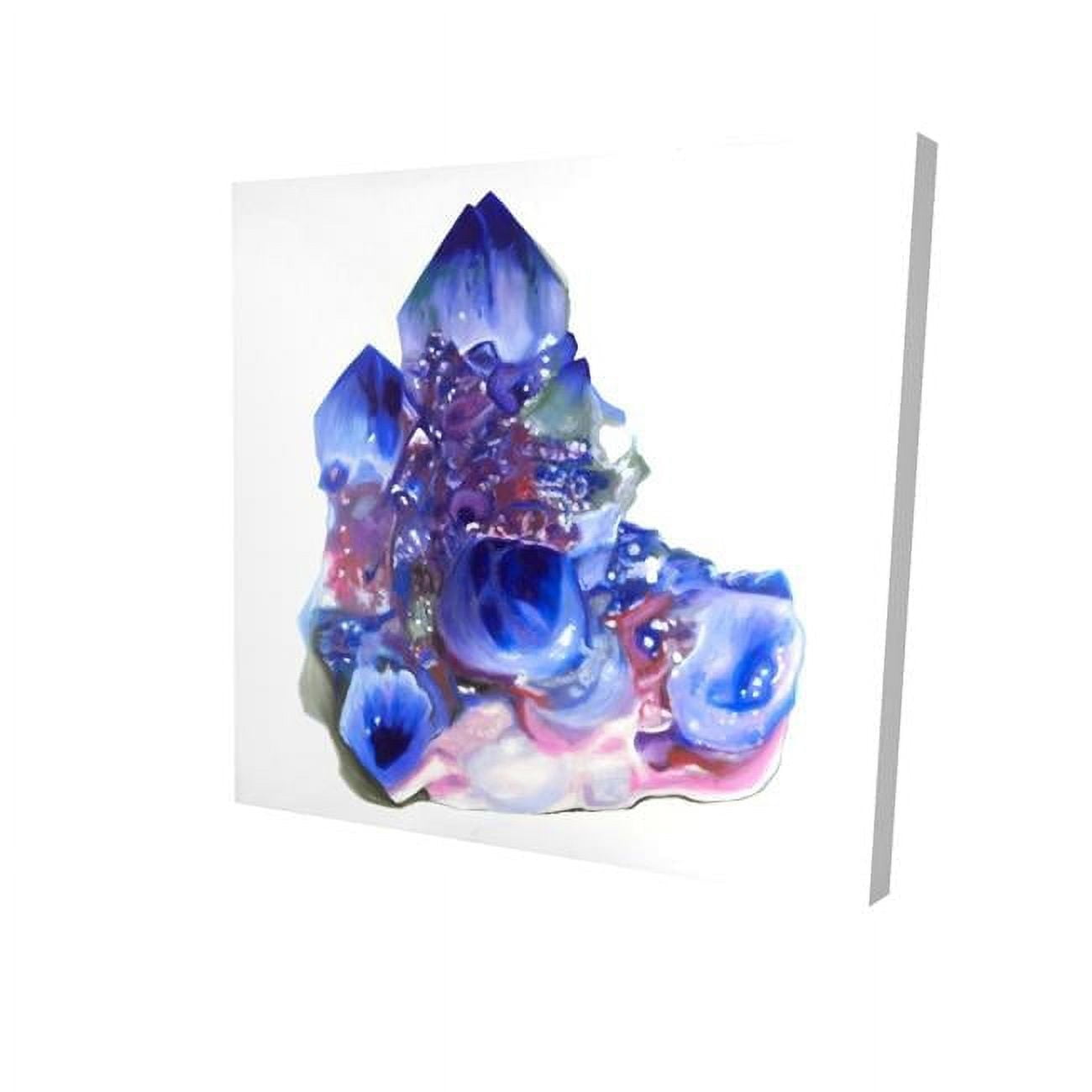 Begin Home Decor 2080-1616-MI79 16 x 16 in. Blue & Purple Quartz ...