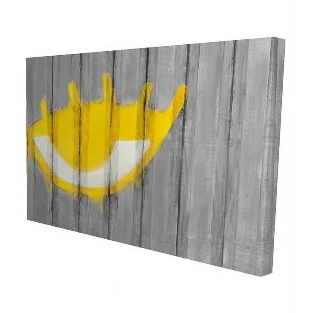 Begin Home Decor 2080-2030-MI37 20 x 30 in. Yellow Eye Graffiti on A ...