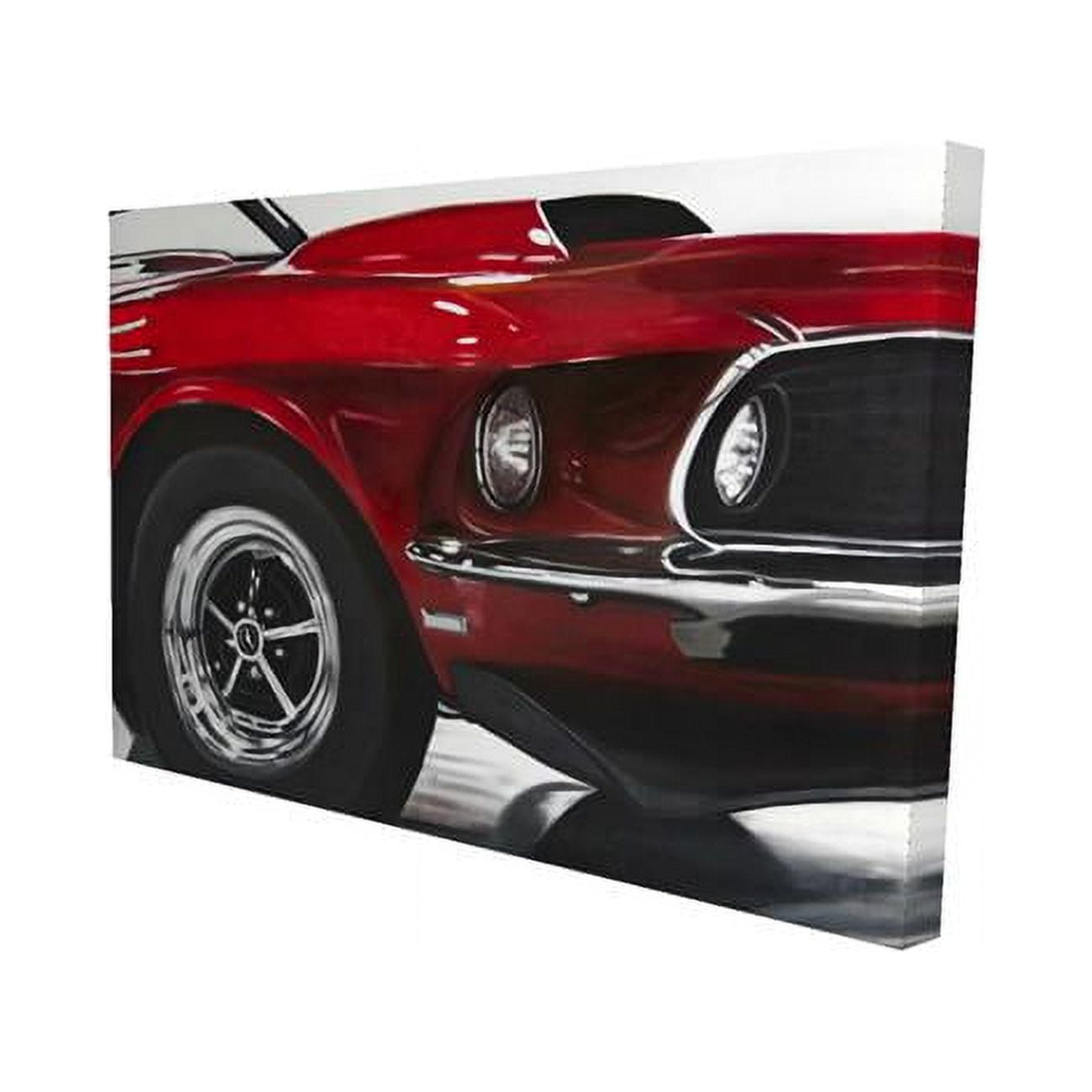 Begin Home Decor 2080-2030-TR78 20 x 30 in. Classic Red Car-Print on ...
