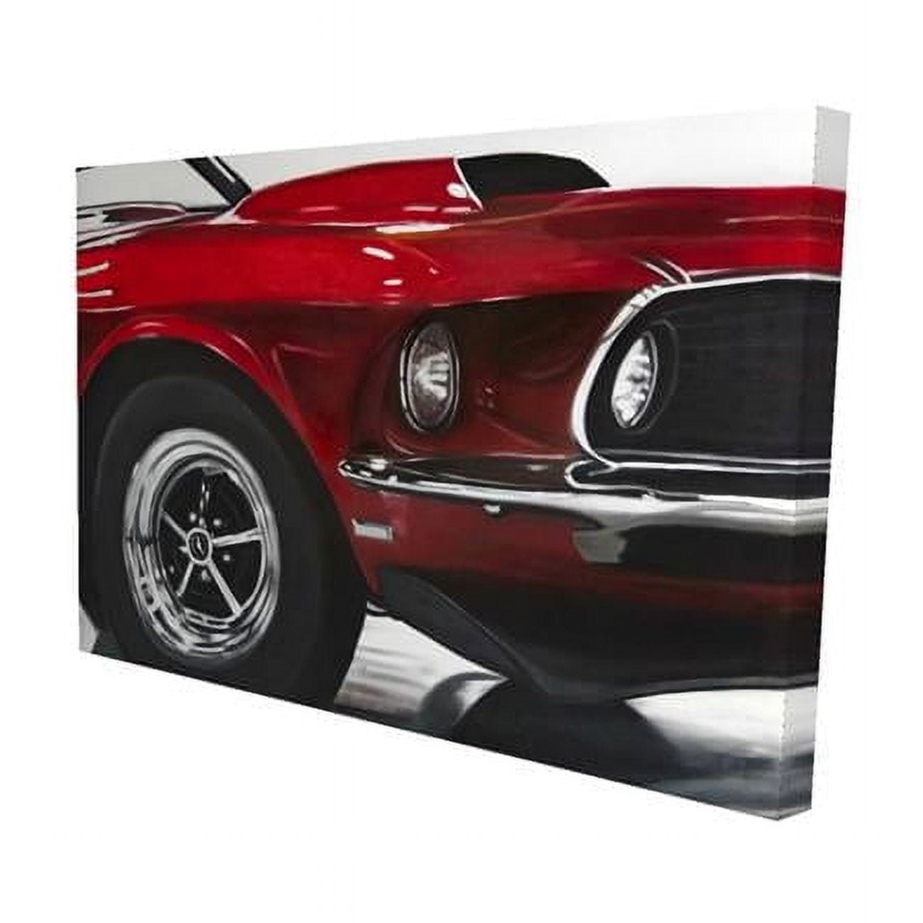 Begin Home Decor 2080-2030-TR78 20 x 30 in. Classic Red Car-Print on ...