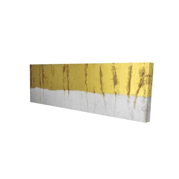 Begin Home Decor 2080-2060-AB80 20 x 60 in. Golden Stripe Abstract ...