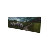 Begin Home Decor 2080-2060-AN510 20 x 60 in. Sheep in the Countryside ...