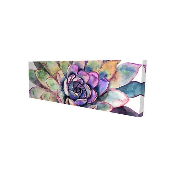Begin Home Decor 2080-2060-FL361 20 x 60 in. Multicolored Succulent ...