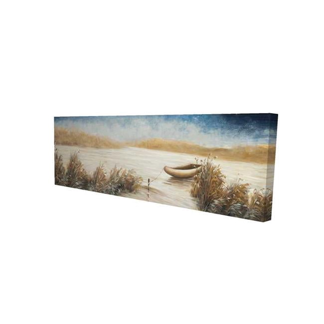 Begin Home Decor 2080-2060-LA34 20 x 60 in. Abandoned Boat - Coastal ...