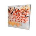 Begin Home Decor 2080-2424-AB23 24 x 24 in. Abstract Red Dotted Flowers ...