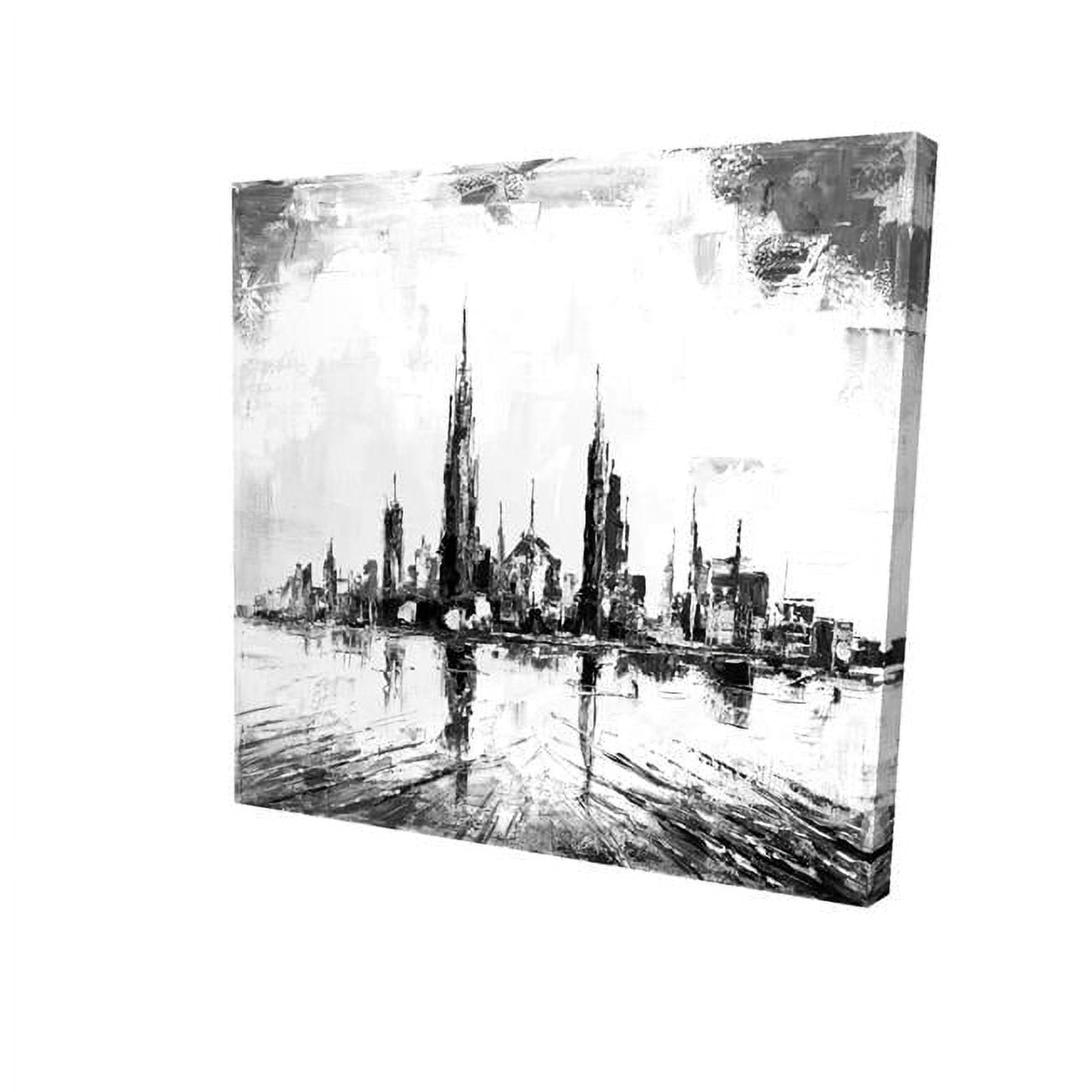 Begin Home Decor 2080-2424-CI213-1 24 x 24 in. Abstract City Canvas ...