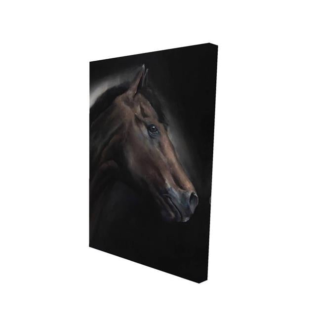 Begin Home Decor 2080-3624-AN375 24 x 36 in. Loneliness Horse - Brown ...