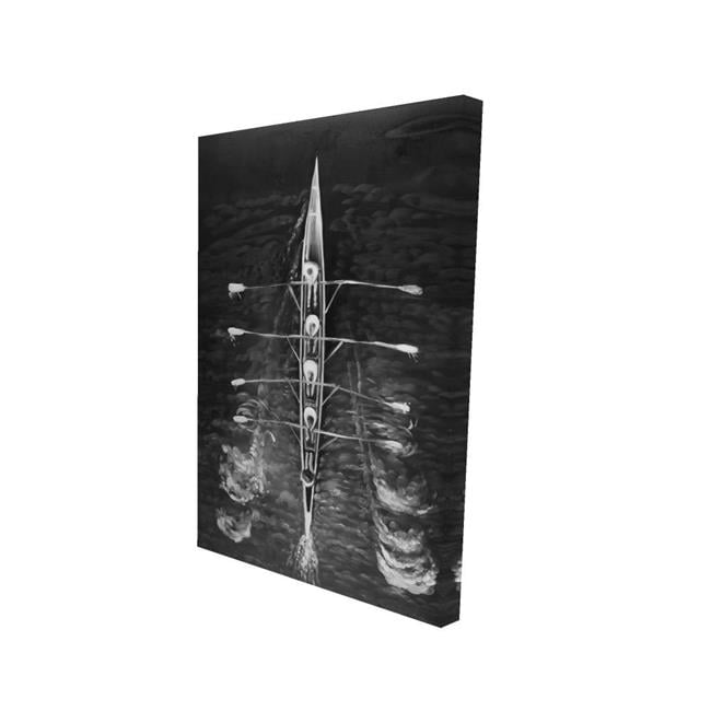Begin Home Decor 2080-3624-SP43 24 x 36 in. Rowing Boat Sea Canvas ...