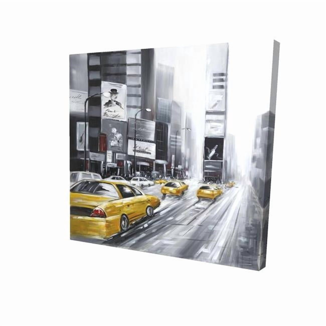 Begin Home Decor 2080-3636-CI163 36 x 36 in. Times Square & Yellow ...