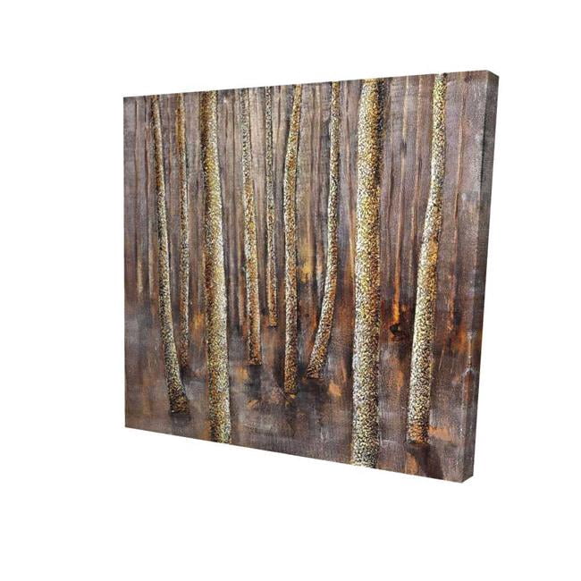 Begin Home Decor 2080-3636-LA5 36 x 36 in. The Dark Forest - Brown ...