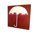 Begin Home Decor 2080-3636-MI39 36 x 36 in. Red City Under Umbrella ...