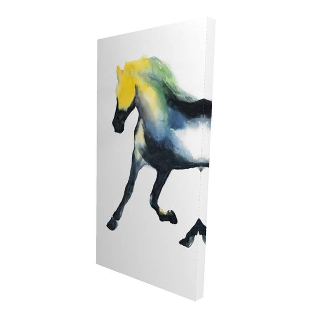 Begin Home Decor 2080-4824-AN366 24 x 48 in. Galloping Horse - Yellow ...