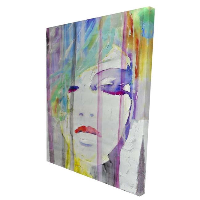 Begin Home Decor 2080-4836-FI6 36 x 48 in. Abstract Colorful Portrait ...