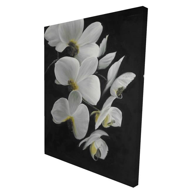 Begin Home Decor 2080-4836-FL130 36 x 48 in. Beautiful Orchids - Black ...