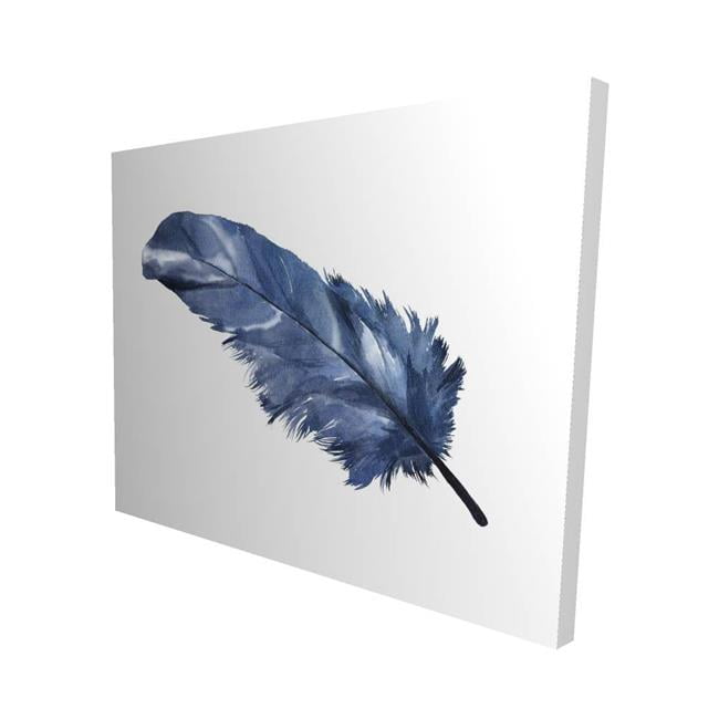 Begin Home Decor 2080-4860-AN428 48 x 60 in. Blue Feather - Bohemian ...