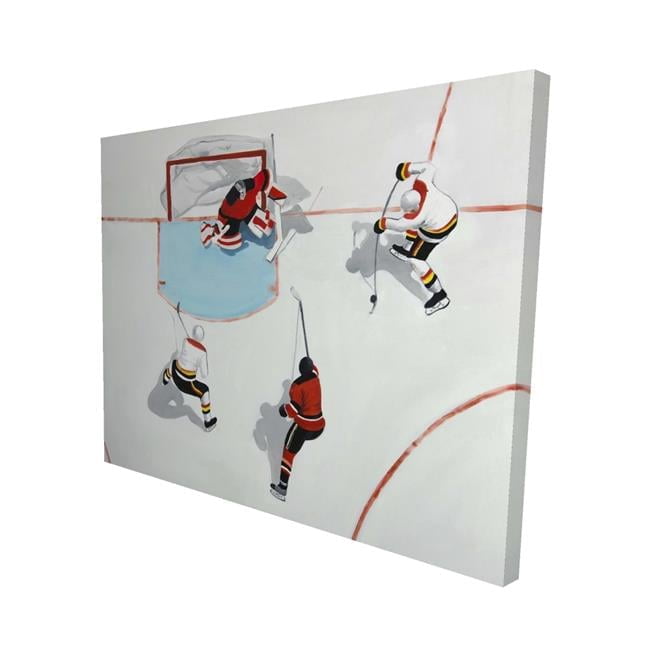 Begin Home Decor 2080-4860-SP74 48 x 60 in. Eventful Hockey Game - Red ...