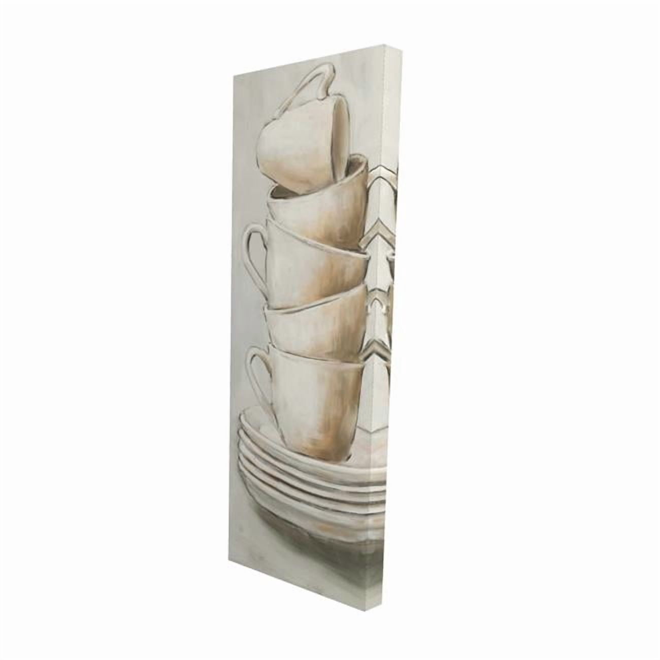 Begin Home Decor 2080-6020-SL19 20 x 60 in. Stacked Cups - Object ...