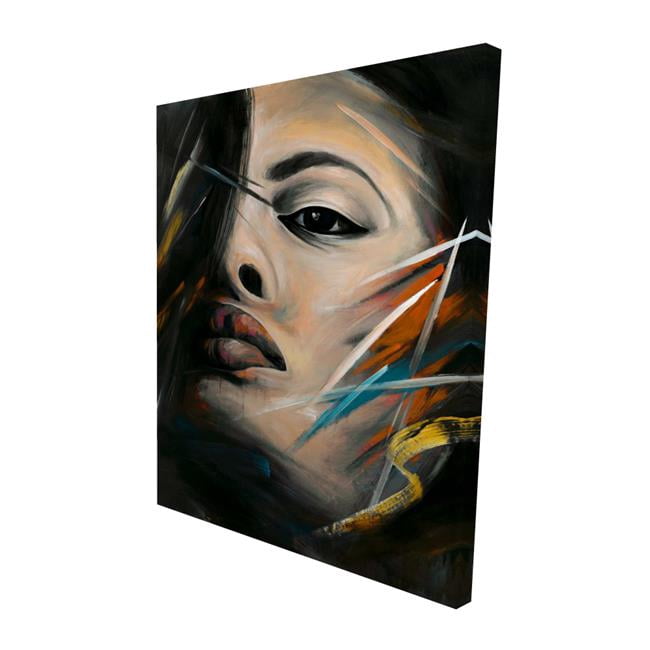 Begin Home Decor 2080-6048-FI27 48 x 60 in. Abstract Woman Portrait ...
