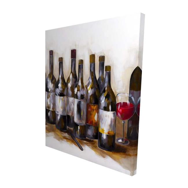 Begin Home Decor 2080-6048-GA35 48 x 60 in. Red Wine Kitchen Brown ...