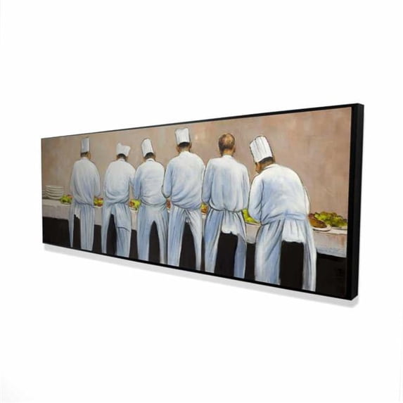 Begin Home Decor 2081-2060-GA49 20 x 60 in. Cooks Chefs Working ...