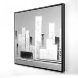 Begin Home Decor 2081-2424-CI321 24 x 24 in. Abstract Black & White ...