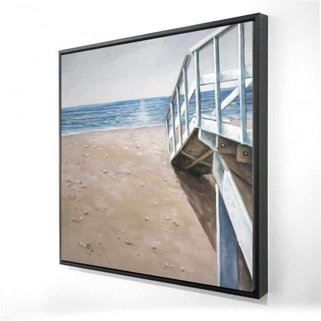 Begin Home Decor 2081-2424-CO44-1 24 x 24 in. Soft Seaside Landscape ...