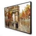 Begin Home Decor 2081-2436-CI7 24 x 36 in. Arc De Triomphe in Autumn ...