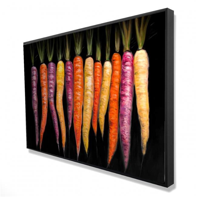Begin Home Decor 2081-2436-GA61 24 x 36 in. Carrots Varieties - Orange ...