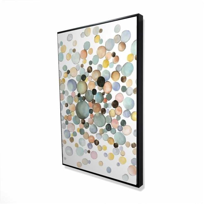 Begin Home Decor 2081-3624-AB90 24 x 36 in. Little Bubbles - Shapes ...