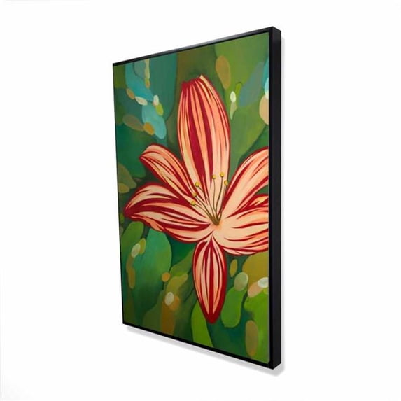 Begin Home Decor 2081-3624-FL242 24 x 36 in. Blaze Tiger Lilies ...