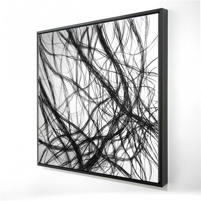 Begin Home Decor 2081-3636-AB97 36 x 36 in. Connection - White Shapes ...