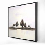 Begin Home Decor 2081-3636-LA101 36 x 36 in. Abstract Landscape of ...