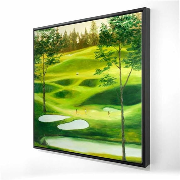 Begin Home Decor 2081-3636-LA83 36 x 36 in. Big Golf Course - Framed ...