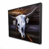Begin Home Decor 2081-3648-AN114 36 x 48 in. Hanged Skull on Wood Wall ...