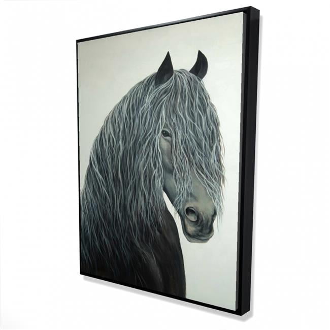 Begin Home Decor 2081-4836-AN496 36 x 48 in. Wild Heart Horse - Framed ...