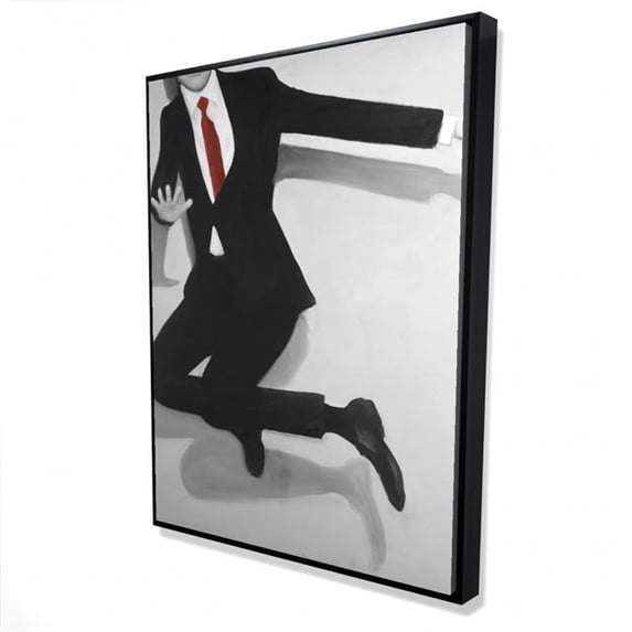 Begin Home Decor 2081-4836-FA9 36 x 48 in. Classical Jumping Man ...